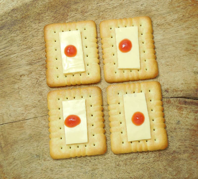 Healthy Snack Cracker Biscuit Stock Image - Image of table, concept ...