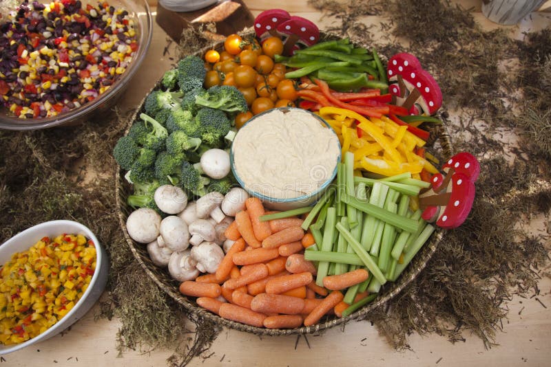 Healthy Snack Display at Party Stock Image - Image of delicious, buffet ...