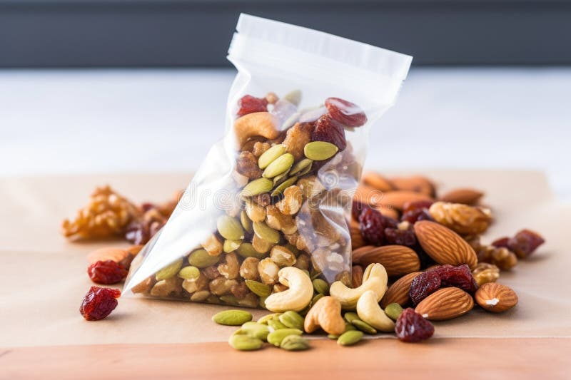Healthy Snack Packaged in a Small Bag Stock Photo - Image of snack ...
