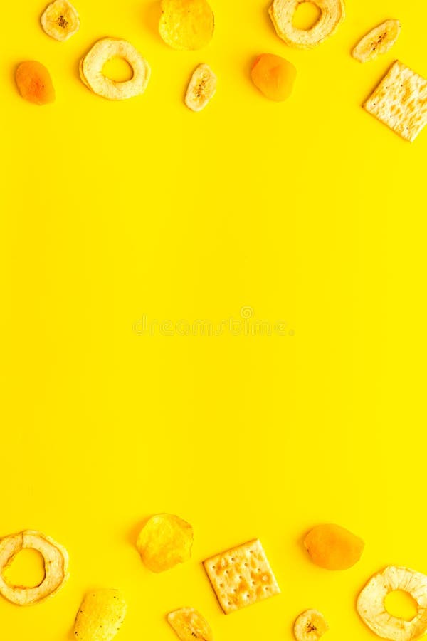 Healthy Snacks for Students - Nuts and Fruits Mix Top View Stock Image ...