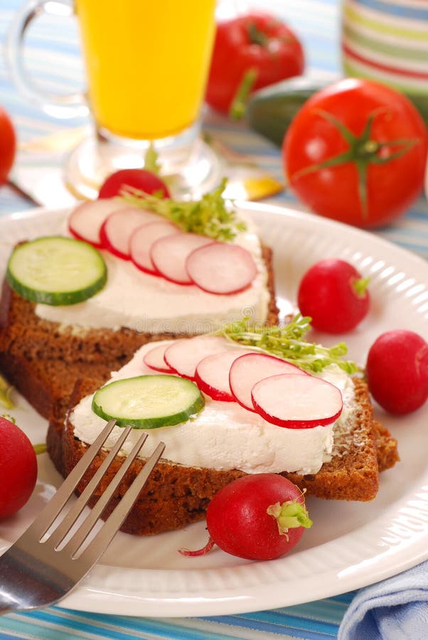 Healthy spring breakfast stock photo. Image of cottage - 19138472