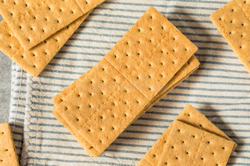 Healthy Sweet Graham Crackers Stock Photo - Image of salt, toasted ...