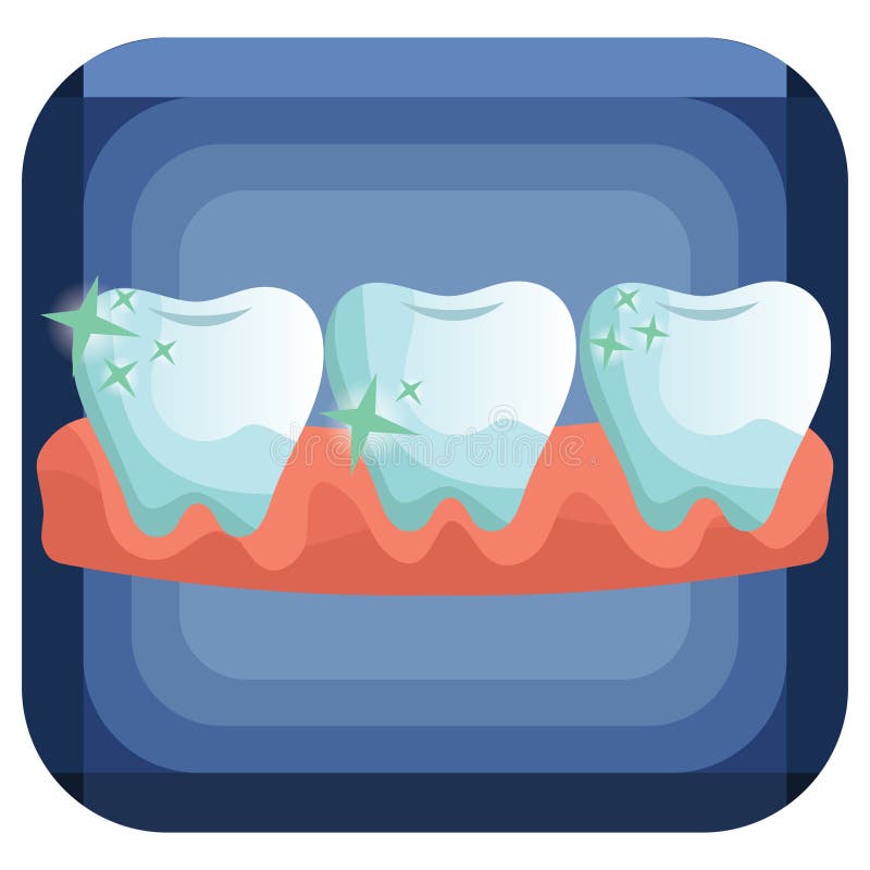 Healthy Teeth. Vector Illustration Decorative Design Stock Vector ...