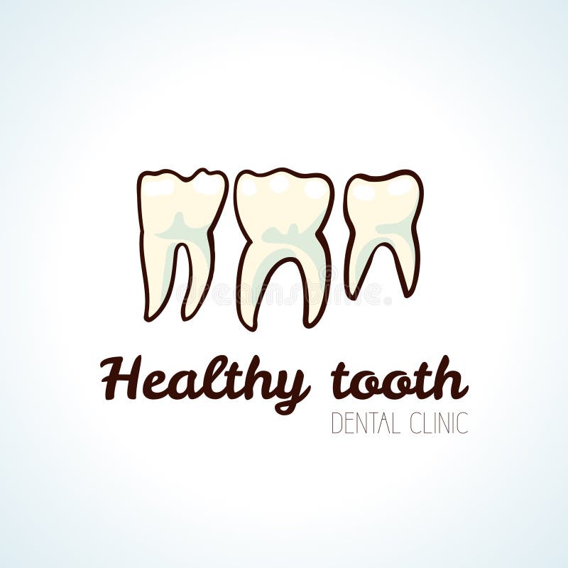 Healthy teeth. Vector logo stock vector. Illustration of bright - 69800449
