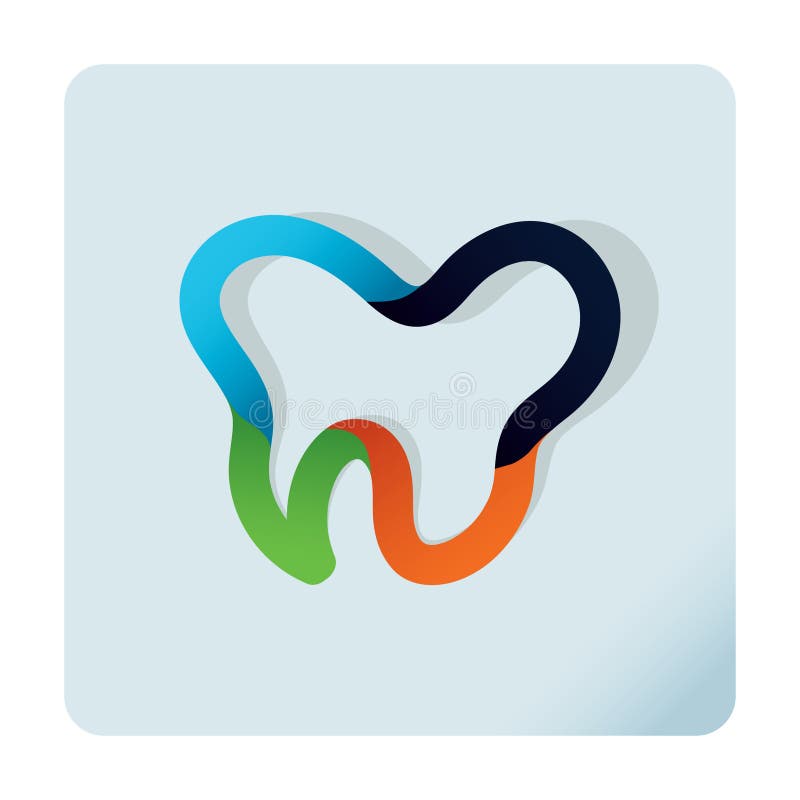 Healthy Tooth. Vector Illustration Decorative Design Stock Vector ...