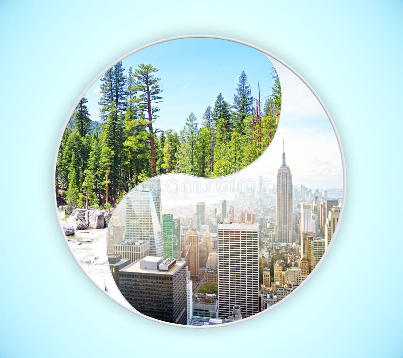 Healthy Urbanization Project Stock Illustration - Illustration of ...