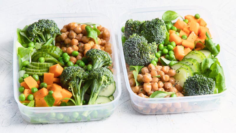 Healthy vegan lunch box stock image. Image of prepared - 150482199