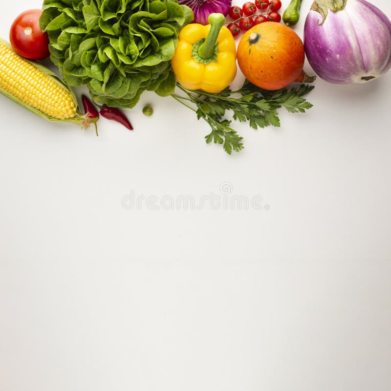 Healthy Vegetables Full Vitamins with Copy Space. High Quality Photo ...
