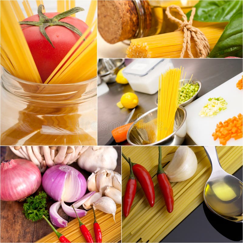 Healthy Vegetarian Vegan Food Collage Stock Image - Image of onion ...