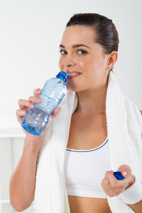 Healthy woman exercise stock photo. Image of inside, caucasian - 28834552
