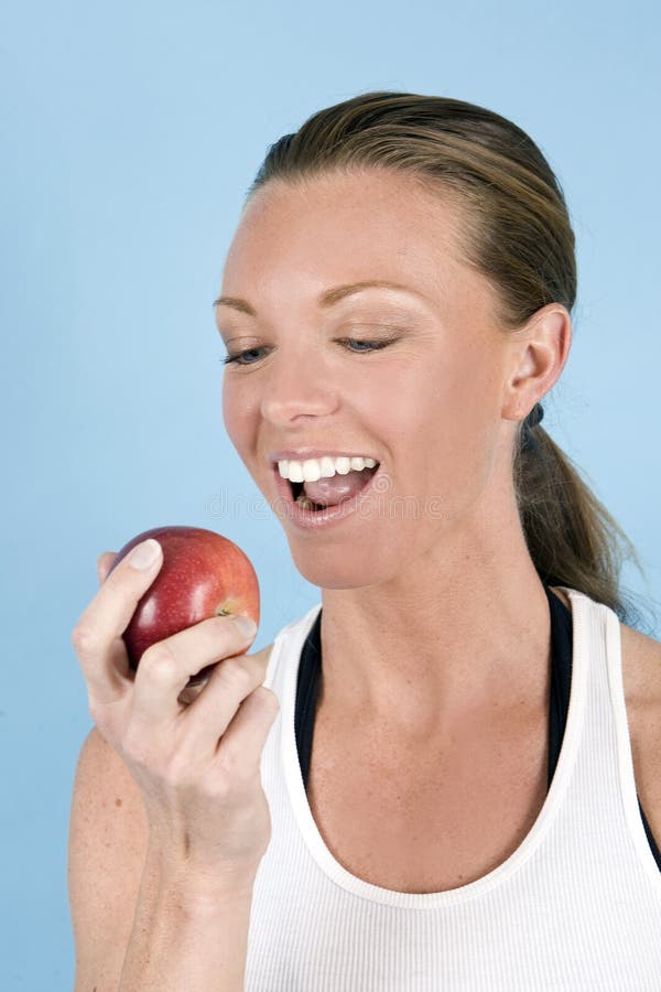 Healthy woman stock photo. Image of enjoy, delicious - 10143526