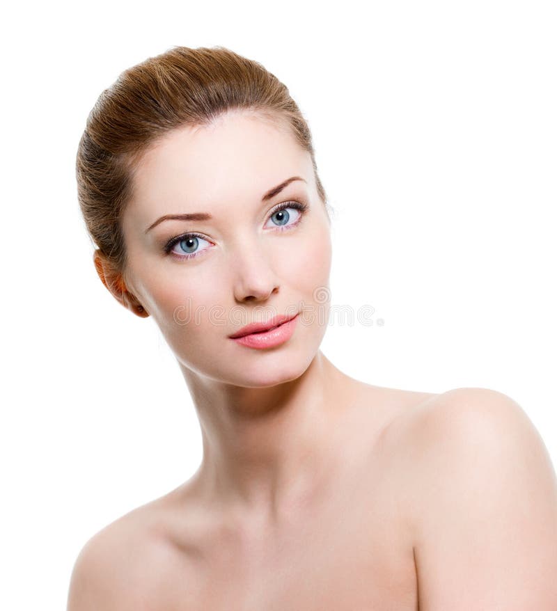 Healthy woman s skin stock photo. Image of cute, cosmetics - 13843140