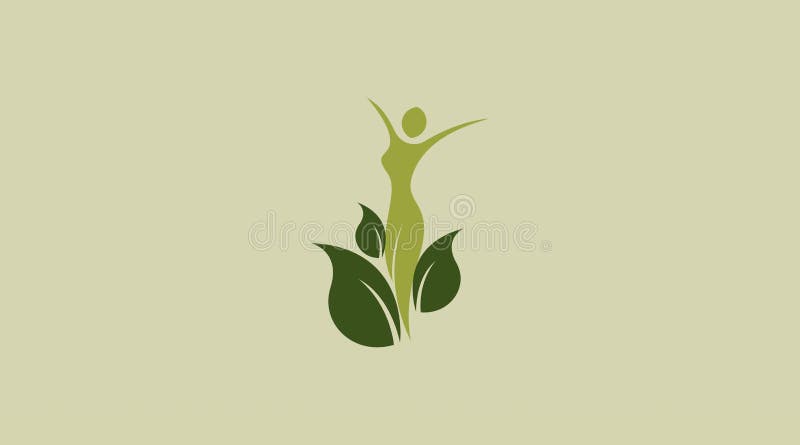 Healthy Logo Template for Women Healthy Community Stock Illustration ...