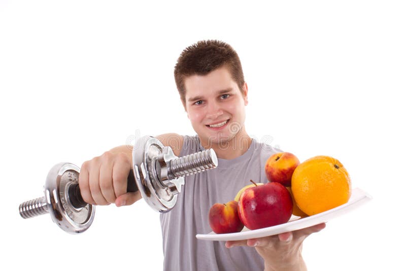 Healthy young men exercise stock image. Image of child - 20236077