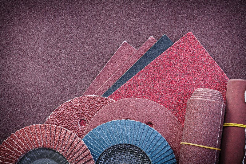 Heap of Abrasive Materials on Glass-paper Stock Photo - Image of ...