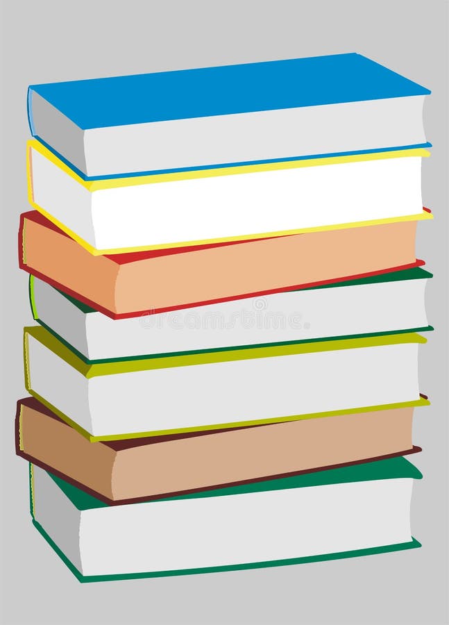 Heap of Books stock vector. Illustration of bookcase, library - 2245417