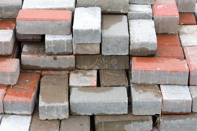 Heap of Bricks stock image. Image of rough, silicate - 50690793
