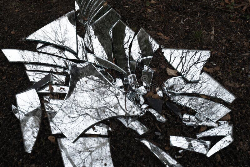 166 Broken Mirror Ground Stock Photos - Free & Royalty-Free Stock ...