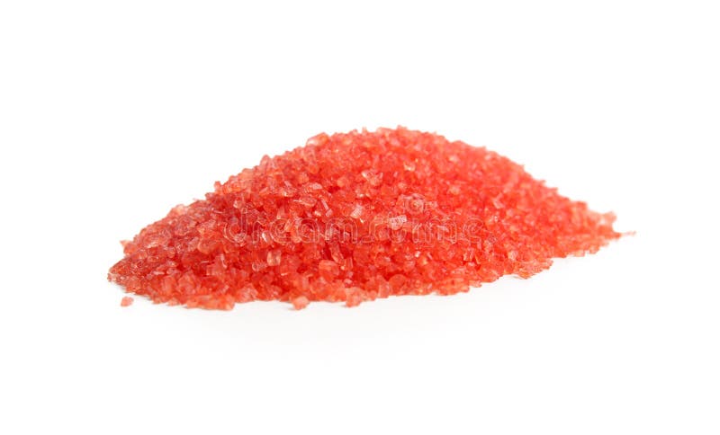 Heap of Color Sugar on White Background Stock Image - Image of crystal ...