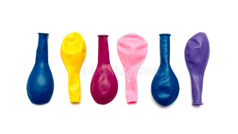 Heap of deflated balloons stock photo. Image of exploding - 38726236