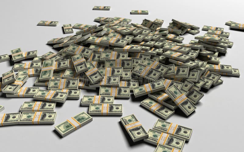 Heap of dollars stock illustration. Illustration of currency - 47504930