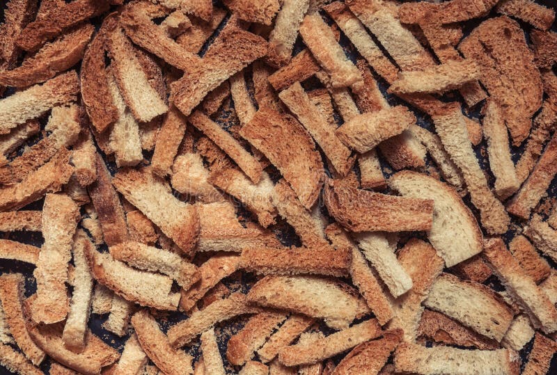 Small pieces dried bread stock photo. Image of bread - 16062790