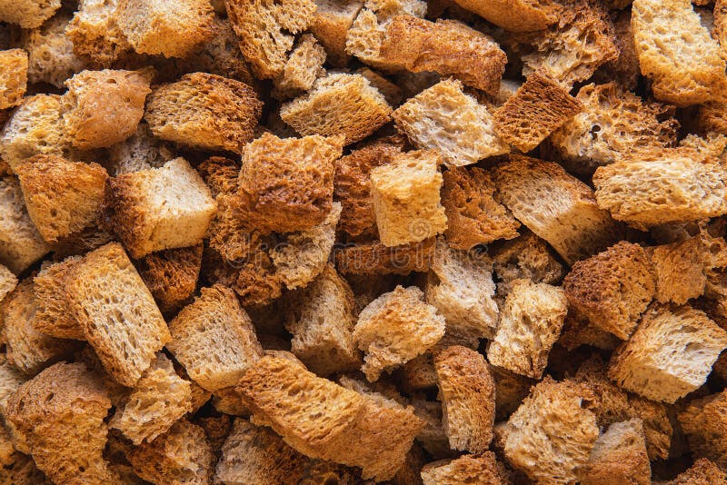 Heap of Dried Bread Pieces.. Stock Photo - Image of fried, diet: 159560964