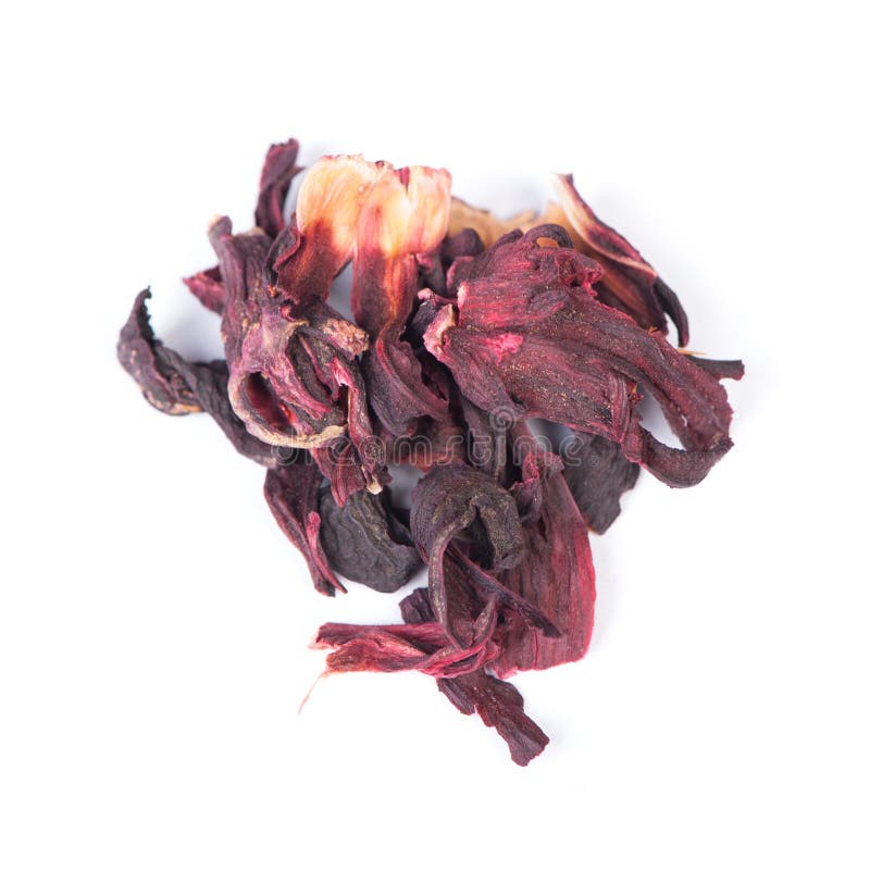 Heap of Dried Roselle Flower Tea Carcade Stock Image - Image of natural ...
