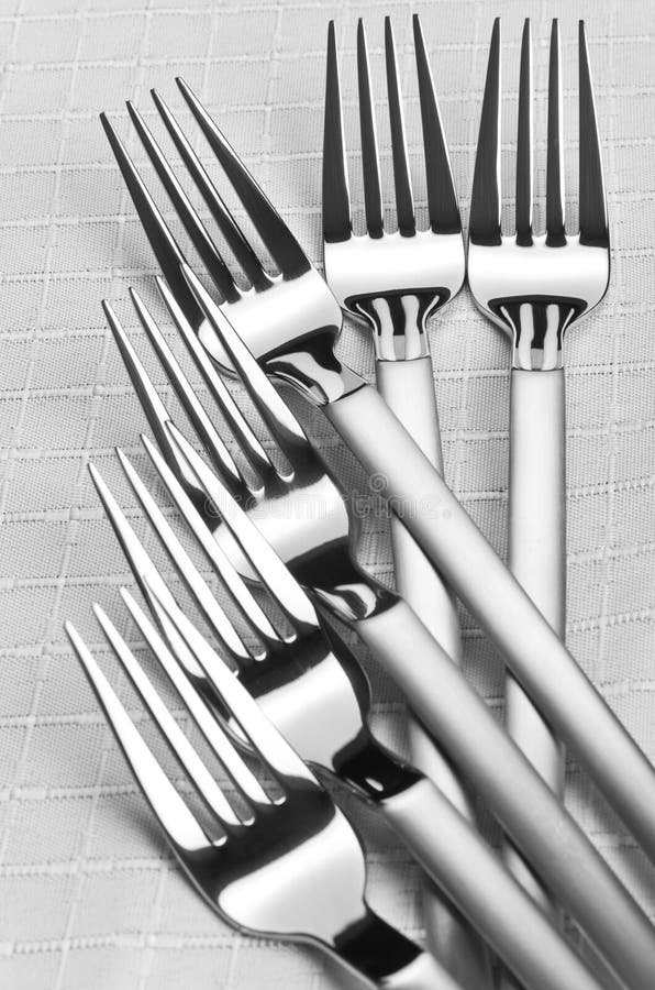 Heap of forks stock image. Image of table, stack, fork - 21924961