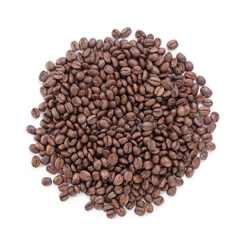Heap of Freshly Roasted Arabica Coffee Beans Stock Photo - Image of ...