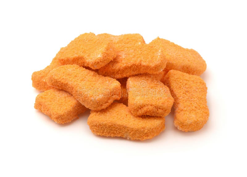 Heap of Frozen Breaded Fish Nuggets Stock Image - Image of group, tasty ...