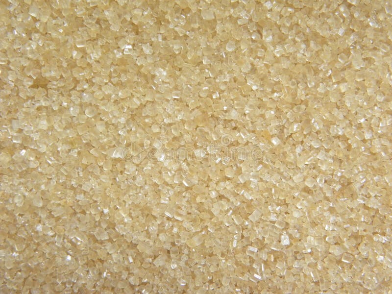 Heap of Golden Brown Color Sugar Stock Photo - Image of macro ...