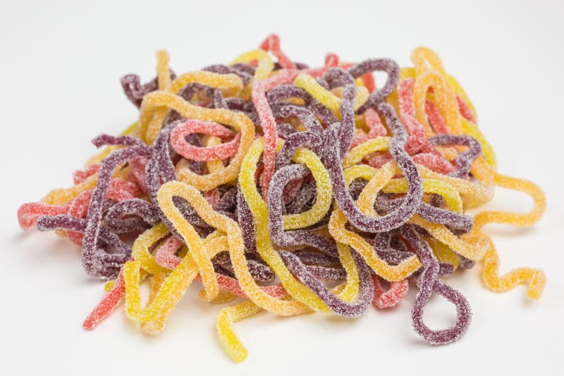 Candy spaghetti stock image. Image of pastry, spaghetti - 16261547