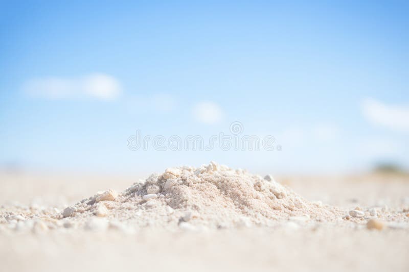 Heap of Gypsum Soil in Arid Desert Stock Photo - Image of environment ...
