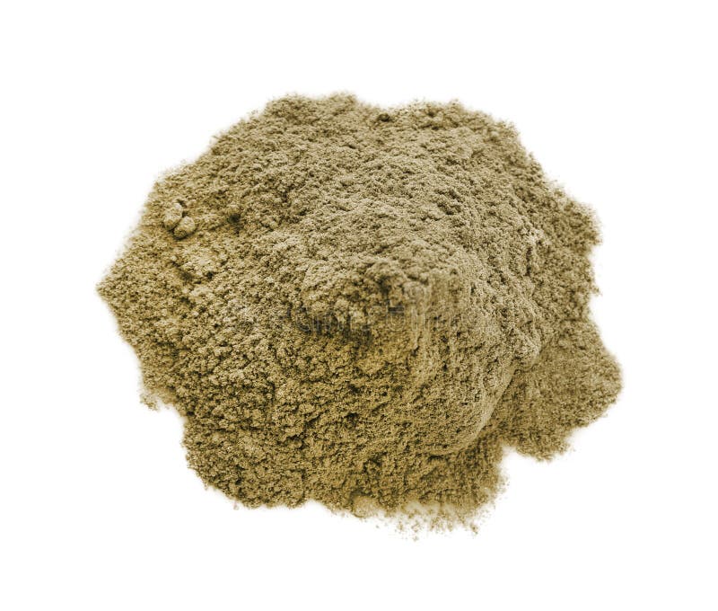 Heap of Hemp Protein Powder on White Background Stock Photo - Image of ...