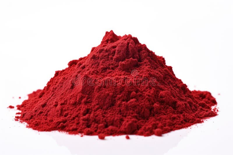 Heap of Isolated Red Sumac Powder Stock Illustration - Illustration of ...