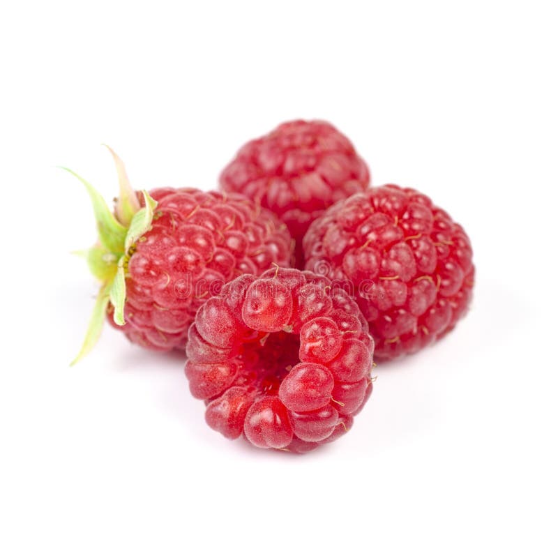 Heap of Juicy Red Ripe Raspberry Stock Image - Image of juicy ...