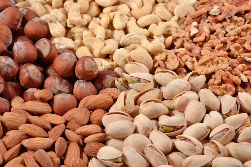 Heap of nuts close up stock image. Image of cashew, healthy - 37851921