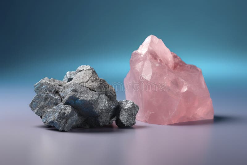 Heap of Ore Lithium and Sodium. Ai Generated Stock Illustration ...