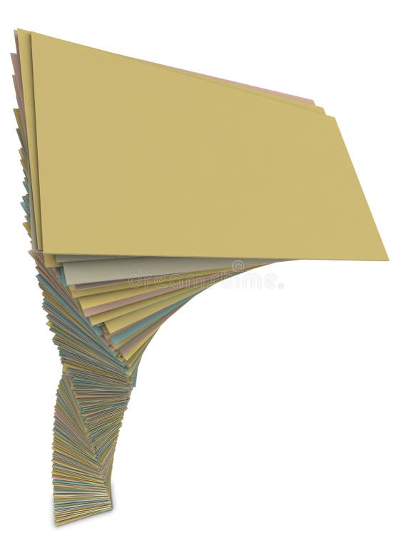 Heap of papers stock illustration. Illustration of paper - 14307435