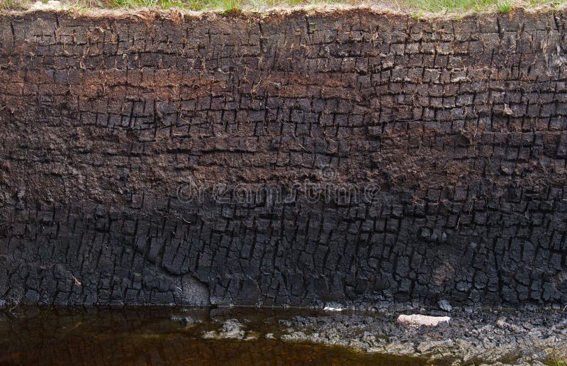 Heap of peat blocks stock photo. Image of biofuel, heap - 290913630