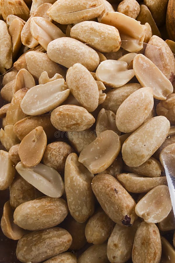 Peeled Raw Peanuts Food Background Stock Image - Image of peeled ...