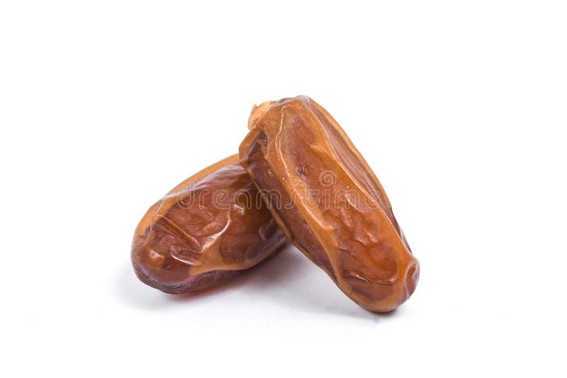 Dates Isolated on White Background Stock Image - Image of dates, palm ...