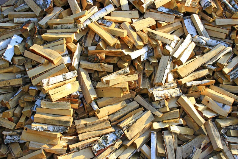 Heap of the Prepared Fire Wood Stock Photo - Image of rural, tree: 92044010