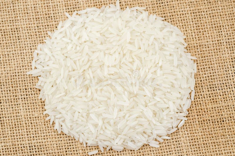 Heap of raw white rice. stock image. Image of healthy - 62124823
