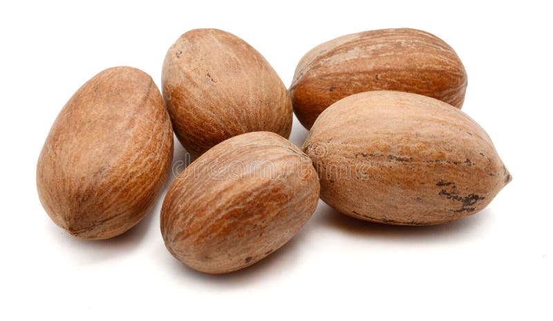 Heap of Ripe Shelled Pecan Nuts. Stock Image - Image of fresh, closeup ...