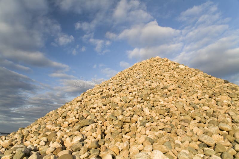 Heap of river stones stock photo. Image of mineral, group - 6618516