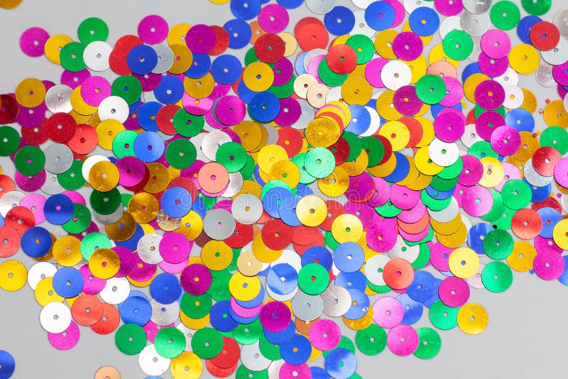 Heap of Round Confetti on White Surface Stock Photo - Image of surface ...