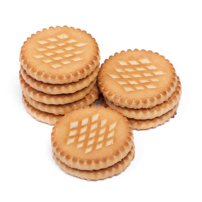 Round cookies stock image. Image of fresh, closeup, isolated - 22907615