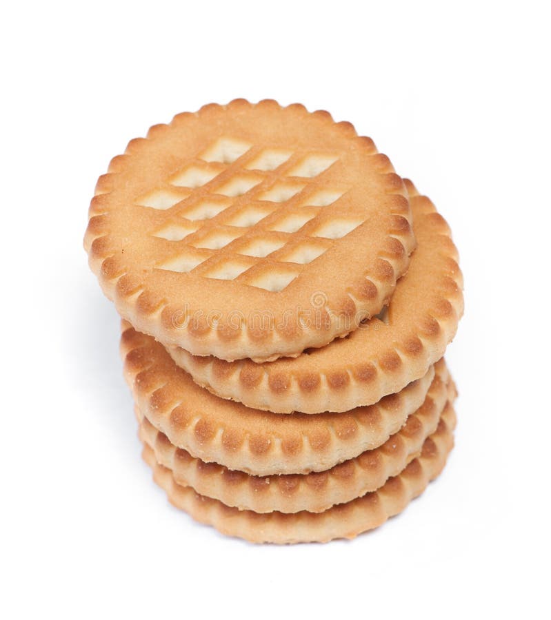 Round cookies stock image. Image of fresh, closeup, isolated - 22907615